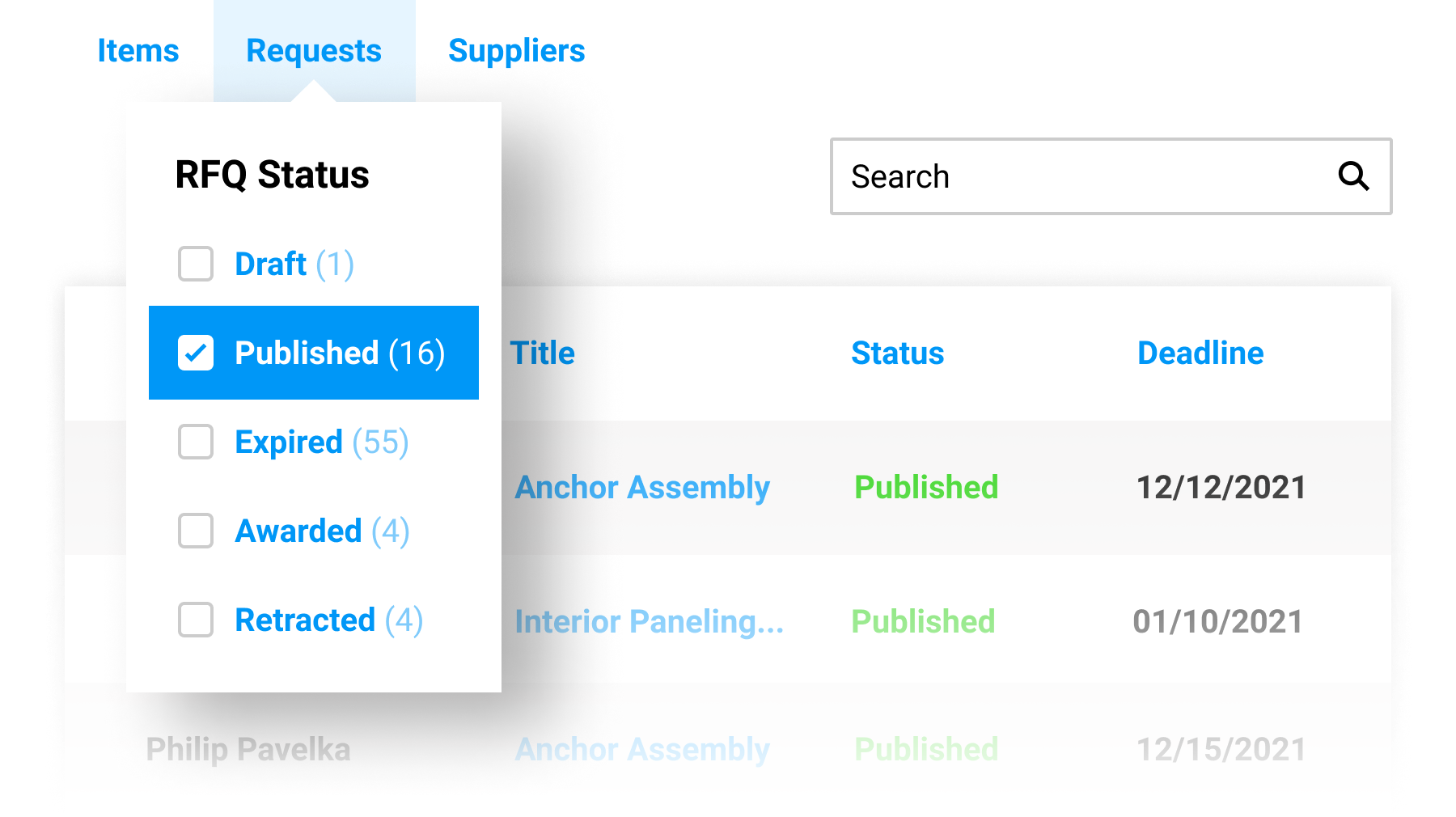 RFQ Collaboration | Solutions